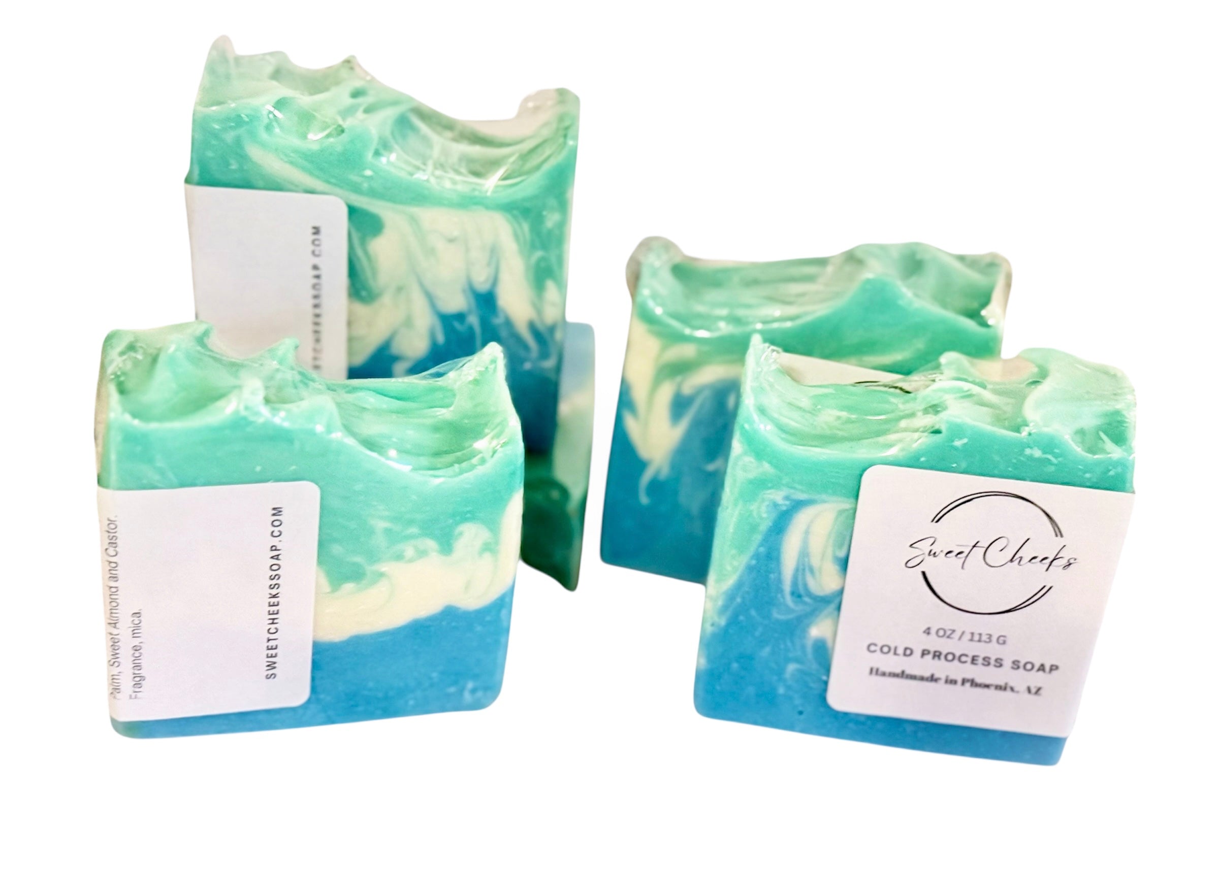 Ocean Waves Cool Water Unisex Vegan Soap Bar – Sweet Cheeks Soap